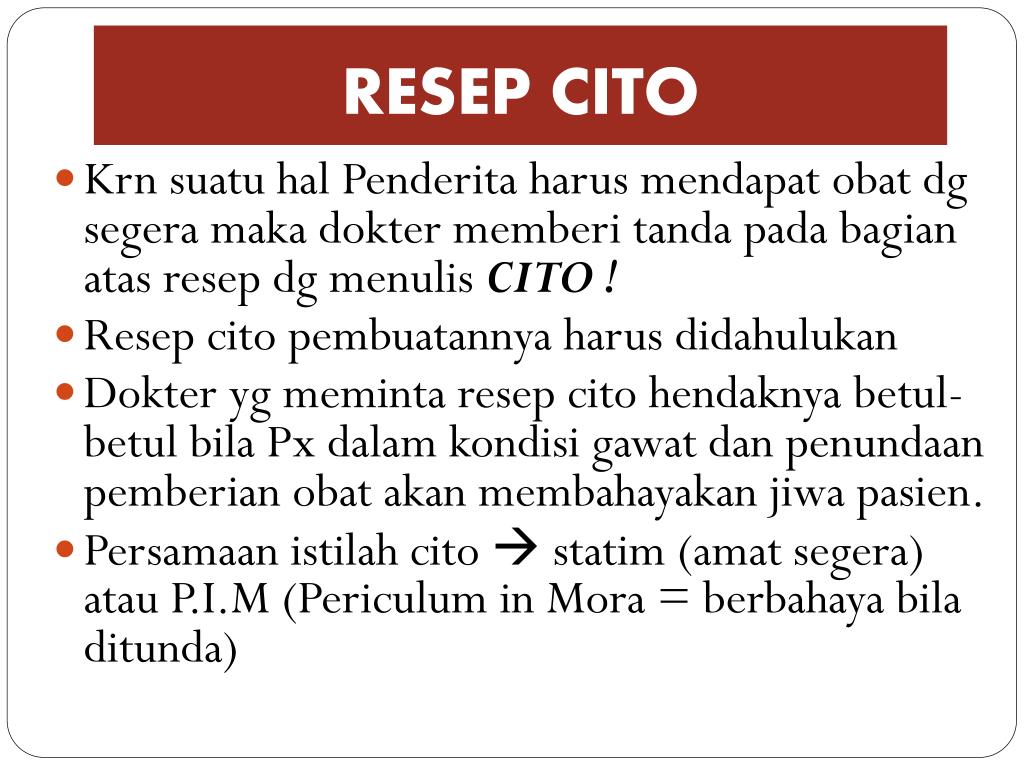PPT - BAHASA LATIN DALAM PENULISAN RESEP PowerPoint Presentation, free ...