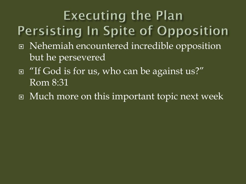 PPT - NehemiaH : Godly Leadership and decision Making PowerPoint ...