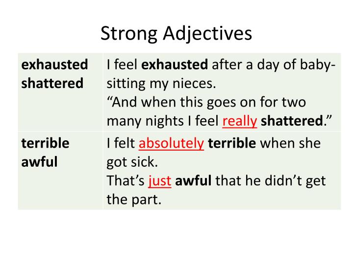 PPT - Gradable and Non-gradable Adjectives PowerPoint Presentation - ID ...