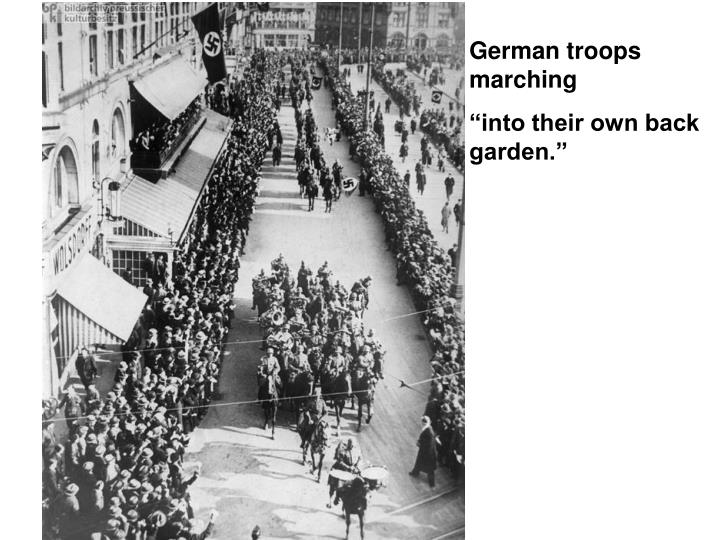 PPT - The Importance of the Remilitarisation of Rhineland for Hitler ...