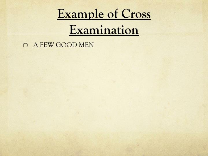 PPT - Direct and Cross Examination PowerPoint Presentation - ID:2140486
