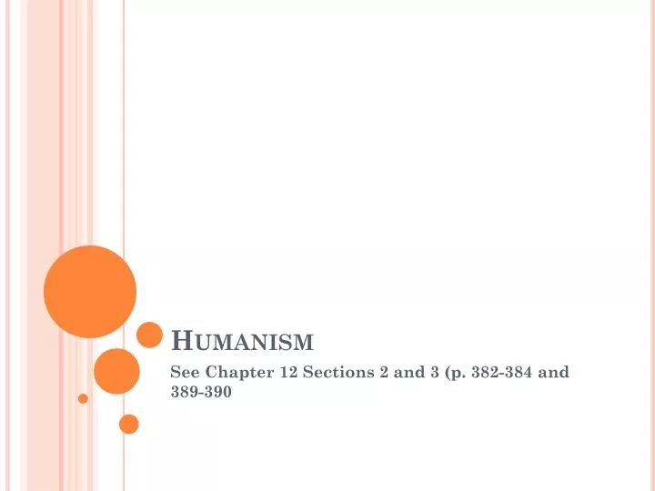 PPT - Humanism PowerPoint Presentation, free download - ID:2140595