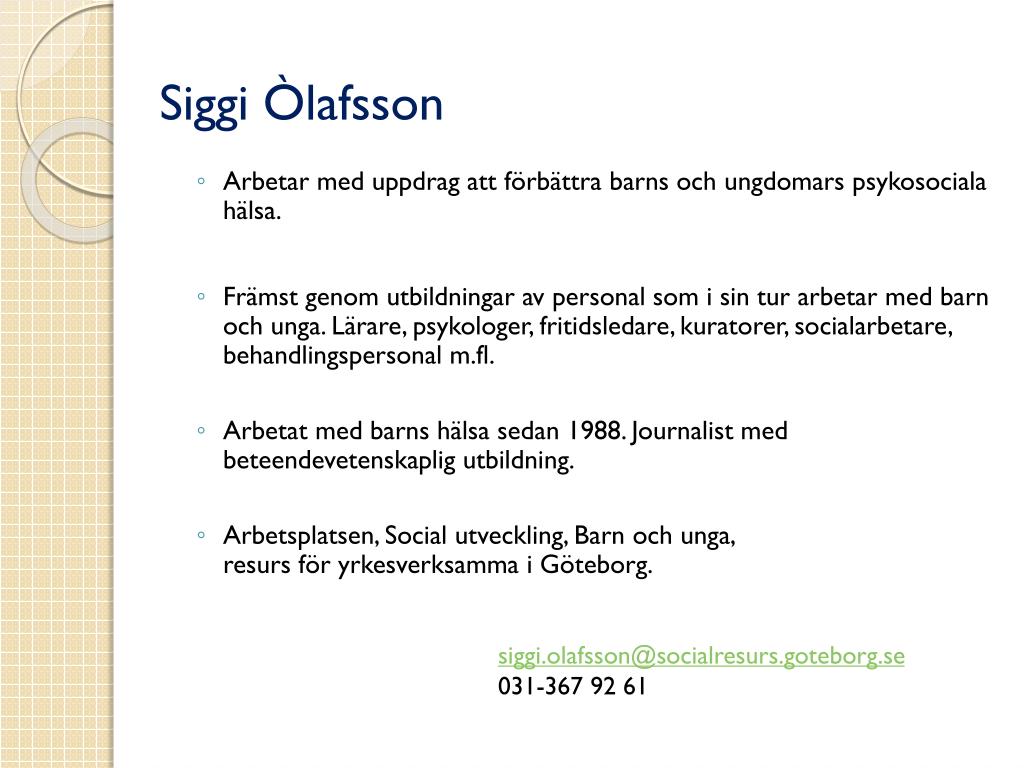 PPT - Är det bra att ha koll på barnen? PowerPoint Presentation, free ...