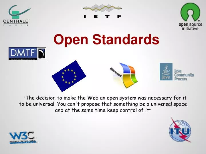 PPT - Open Standards PowerPoint Presentation, free download - ID:2140937