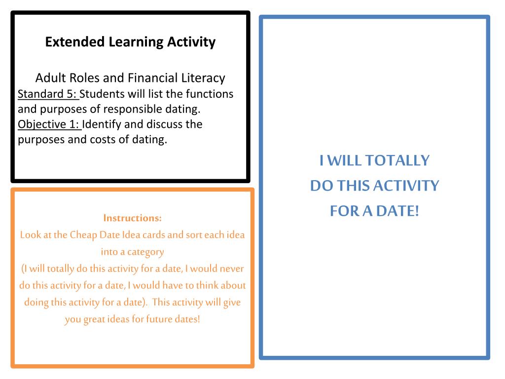 PPT - Extended Learning Activity Adult Roles and Financial Literacy ...