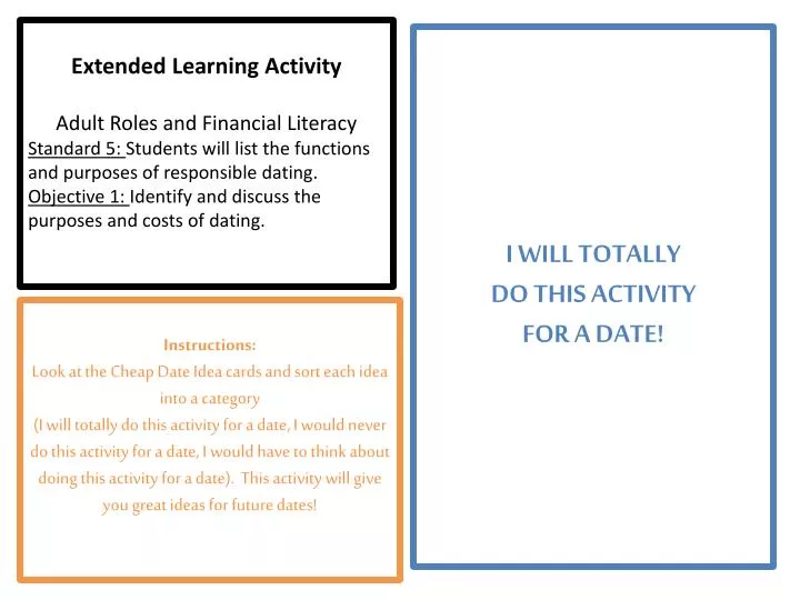 PPT - Extended Learning Activity Adult Roles and Financial Literacy ...
