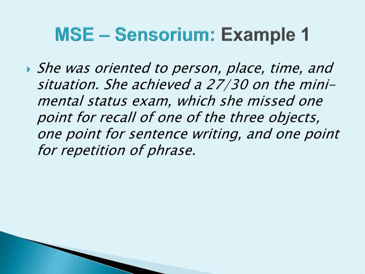 PPT - Introduction to Mental Status Examination (MSE) PowerPoint ...