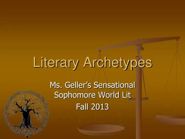 PPT - Literary Archetypes PowerPoint Presentation, free download - ID ...