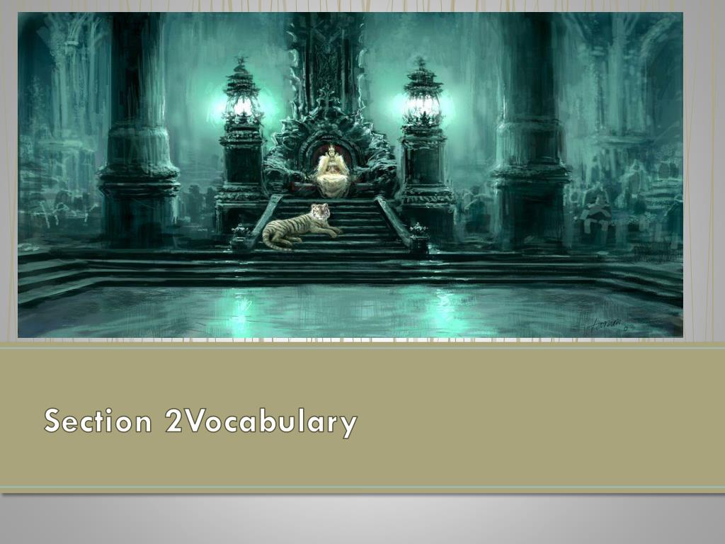 PPT - The Lion, the Witch, and the Wardrobe Vocabulary PowerPoint ...