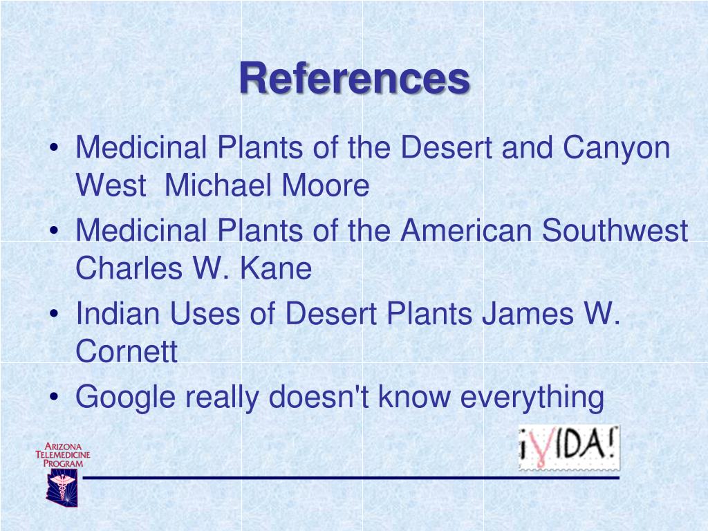 PPT - Medicinal Plants of the Sonoran Desert PowerPoint Presentation ...