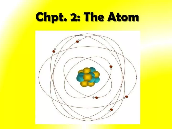 PPT - Chpt. 2: The Atom PowerPoint Presentation, free download - ID:2143362