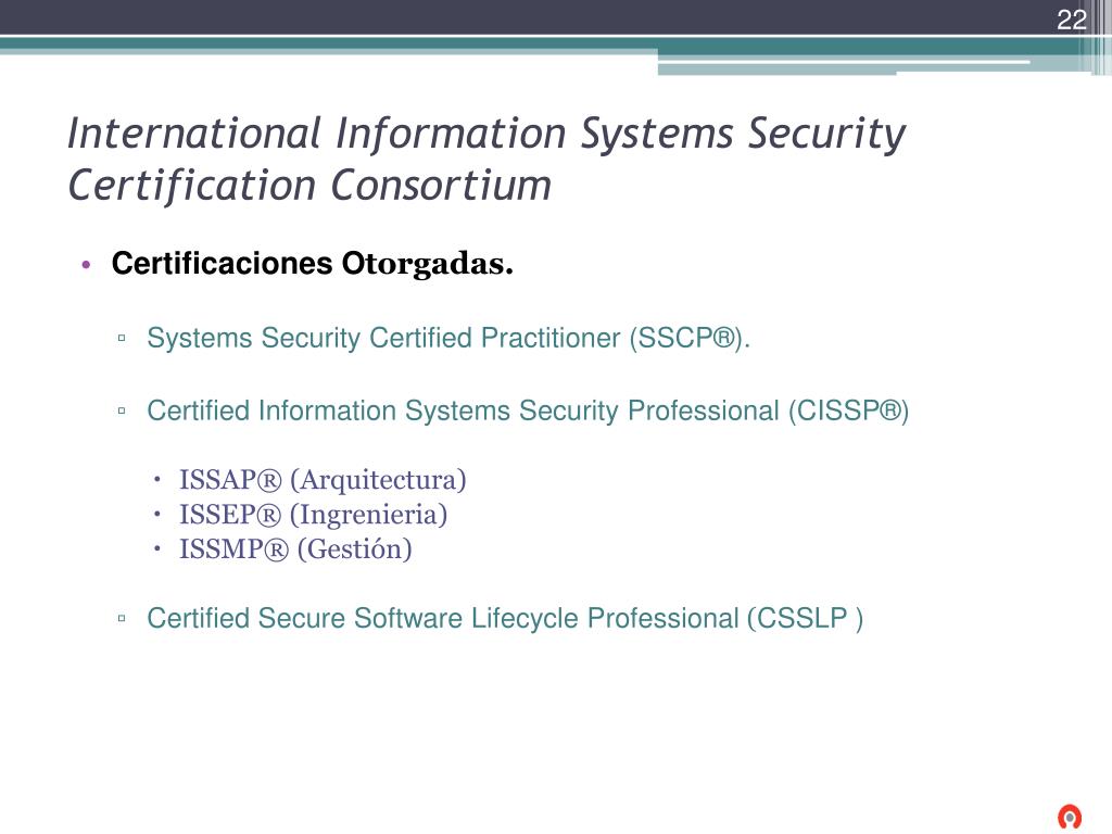 PPT - Certificaciones Profesionales en Seguridad de la Información PowerPoint Presentation - ID ...