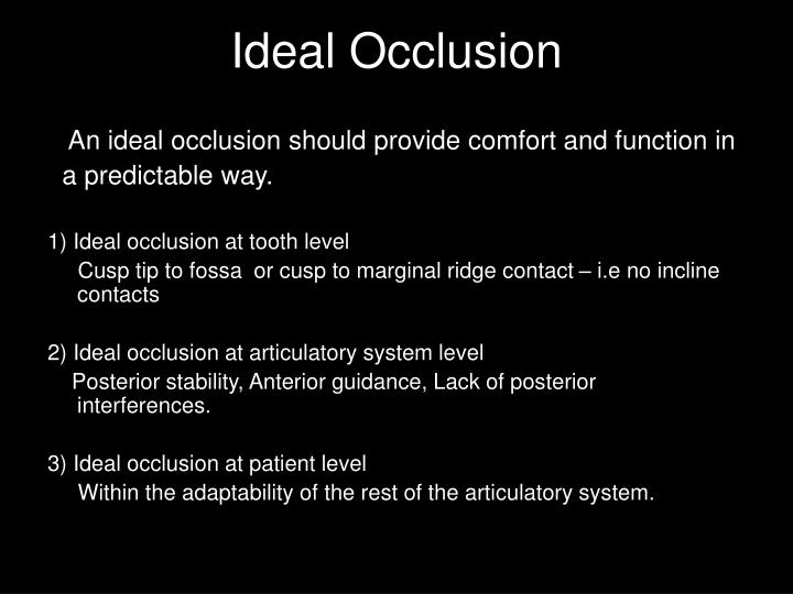 PPT - Fundamentals Of Occlusion PowerPoint Presentation - ID:2143561