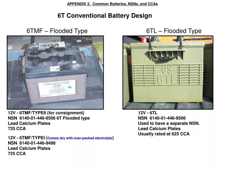 PPT - 6T Conventional Battery Design PowerPoint Presentation, free ...