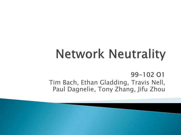PPT - Network Neutrality PowerPoint Presentation, free download - ID:2144323