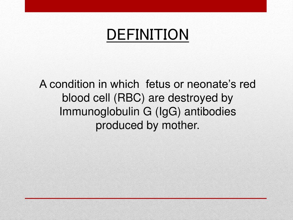 PPT - HEMOLYTIC DISEASE OF NEWBORN (HDN) PowerPoint Presentation, free ...