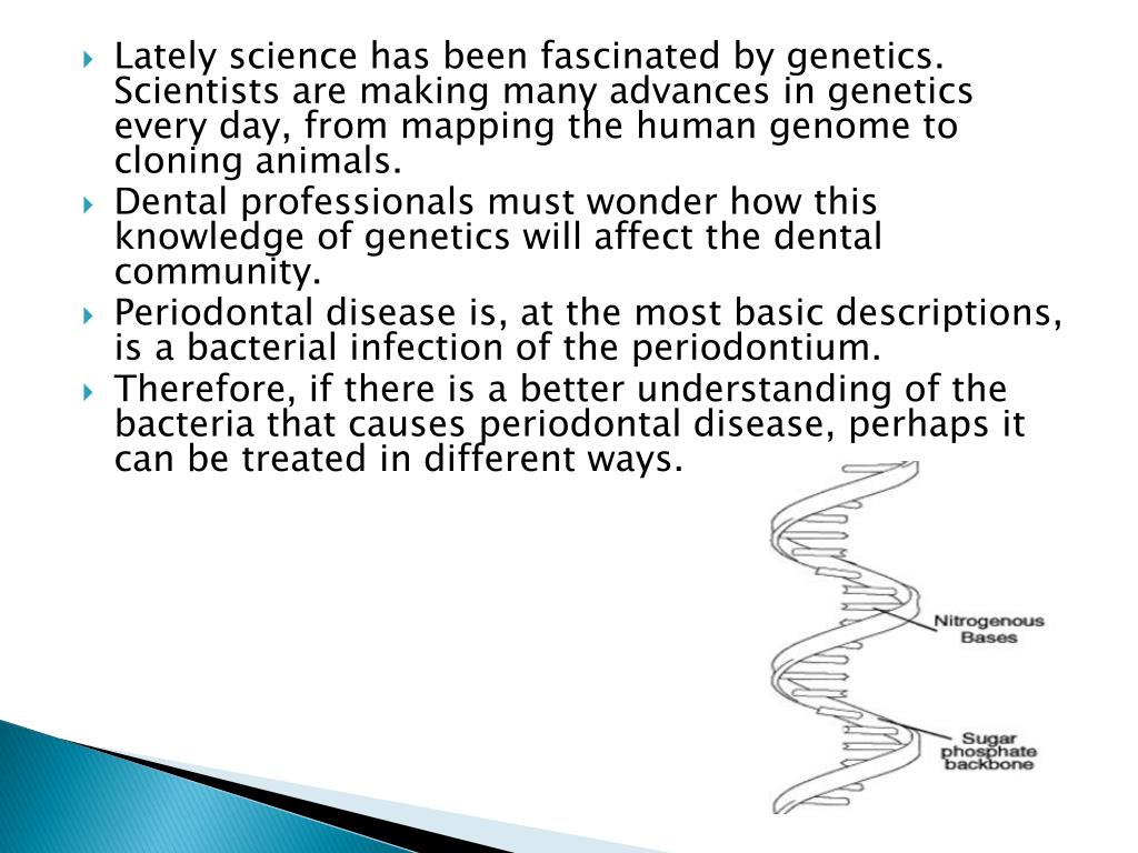 PPT - Genetics of Periodontal Disease PowerPoint Presentation, free ...