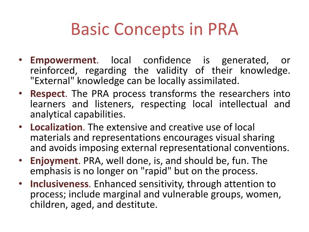 PPT - Participatory Rural Appraisal (PRA) PowerPoint Presentation, free ...