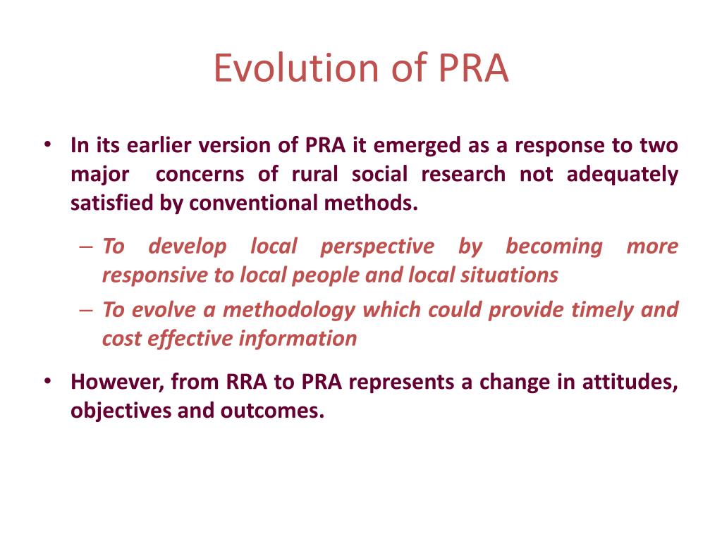 PPT - Participatory Rural Appraisal (PRA) PowerPoint Presentation, free ...