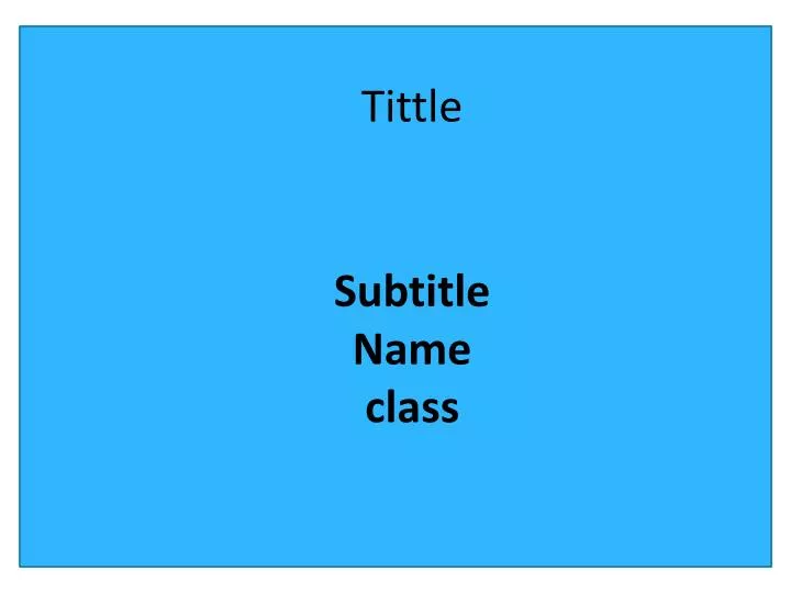 PPT - Tittle PowerPoint Presentation, free download - ID:2145317