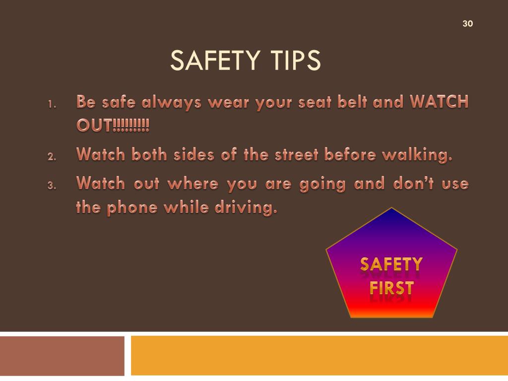 PPT - Essential Safety Tips from Our Lady of Mt. Carmel Students ...