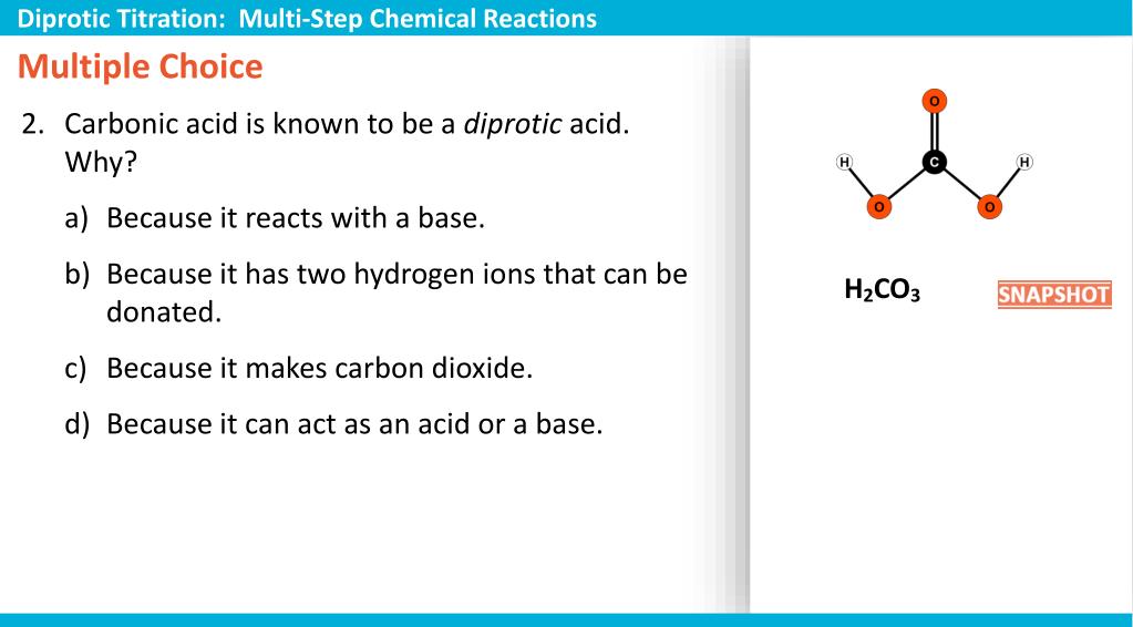 PPT - Diprotic Titration: Multi-Step Chemical Reactions PowerPoint ...