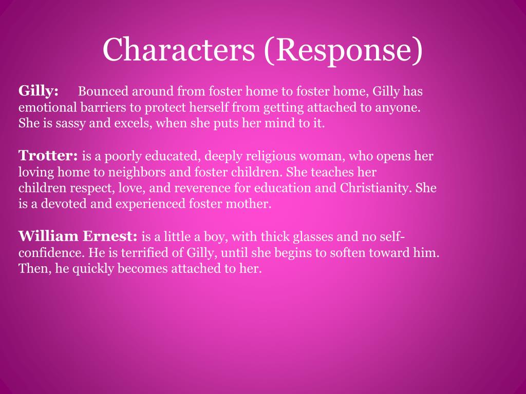 PPT - The Great Gilly Hopkins PowerPoint Presentation, free download ...