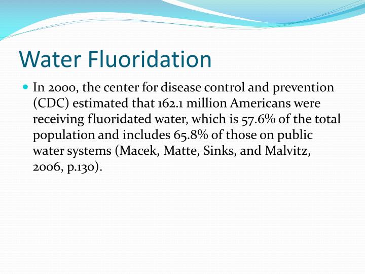 PPT - Water Fluoridation PowerPoint Presentation - ID:2145516