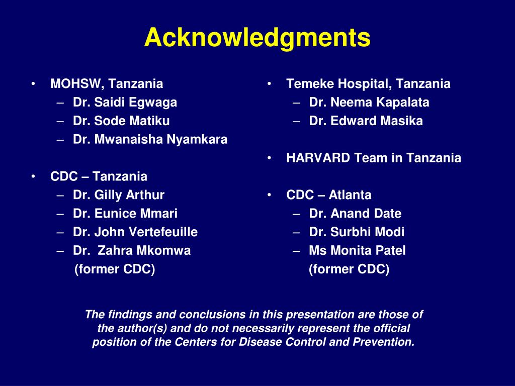 PPT - Integrated HIV Services at a TB clinic, Tanzania, 2006–2008 ...