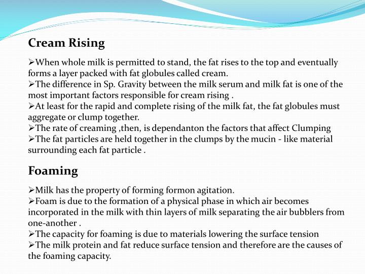 PPT - Properties of Milk PowerPoint Presentation - ID:2145831