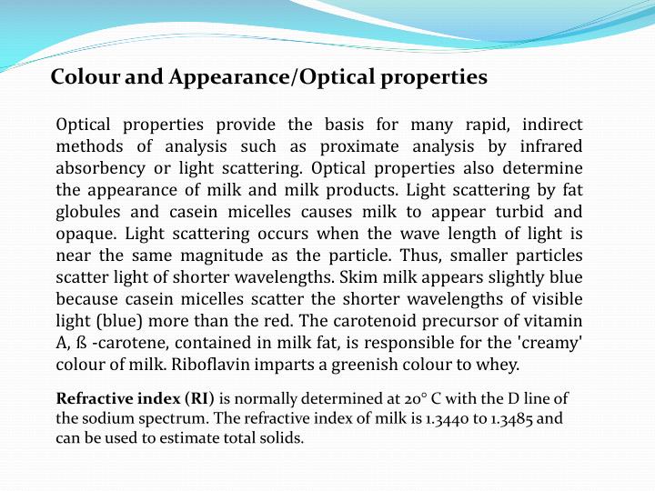PPT - Properties of Milk PowerPoint Presentation - ID:2145831