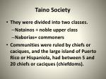 PPT - Tainos PowerPoint Presentation - ID:2146153