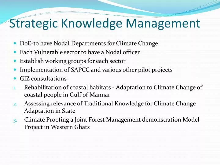 PPT - Strategic Knowledge Management PowerPoint Presentation, free ...
