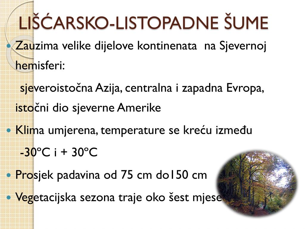 PPT - INTERNACIONALNI UNIVERZITET TRAVNIK EKOLOŠKI FAKULTET PowerPoint ...