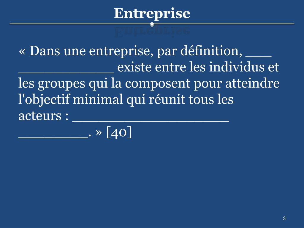 PPT - Sociologie de l’entreprise PowerPoint Presentation, free download ...