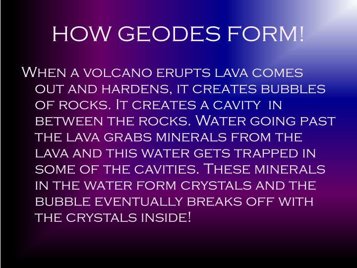 PPT - SPARKLING GEODES PowerPoint Presentation - ID:2147429