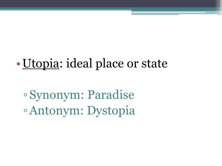 PPT - Utopia Generalizations PowerPoint Presentation - ID:2147607