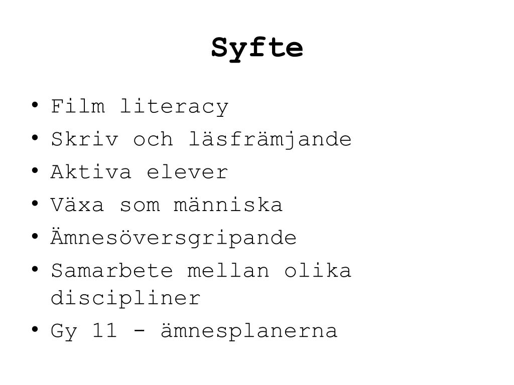 PPT - Ord blir bild: bildförståelse genom kreativt skrivande PowerPoint ...