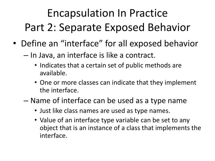 PPT - Encapsulation PowerPoint Presentation - ID:2147998