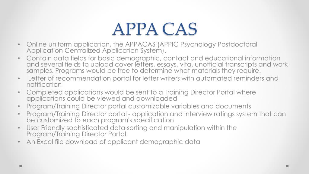 PPT - APPIC UPDATE: AAPI, DoL , eMembership , APPA, Match & Other ...