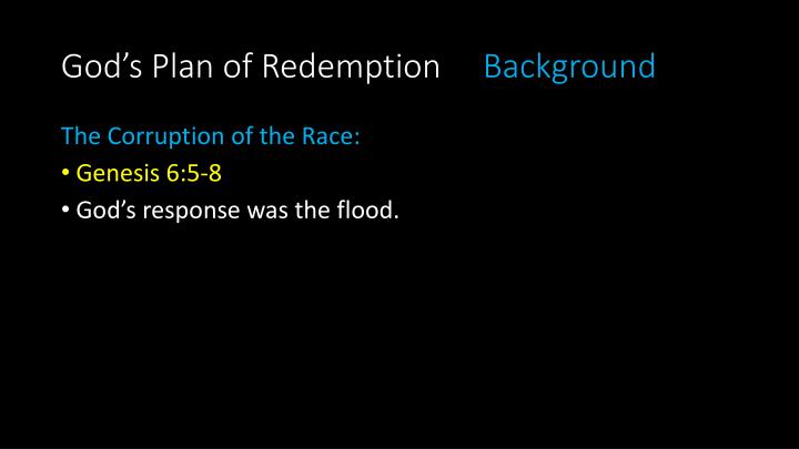 PPT - God’s Plan of Redemption PowerPoint Presentation - ID:2148372