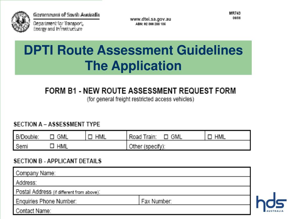 PPT - Heavy Vehicle Route Assessment The South Australian Experience ...