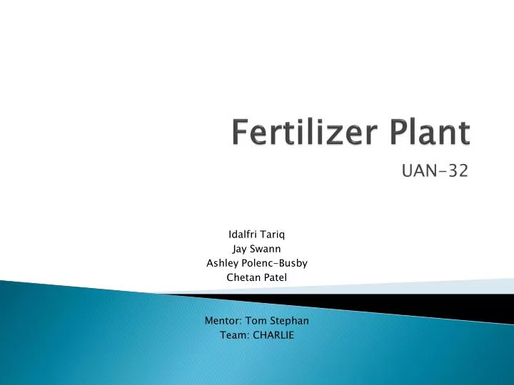PPT - Fertilizer Plant PowerPoint Presentation, free download - ID:2148806