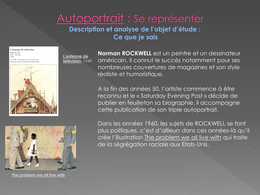 Le Triple Autoportrait Histoire Des Arts - Aperçu Historique