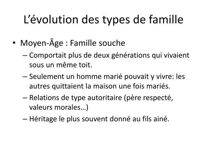 PPT - La famille PowerPoint Presentation - ID:2149083