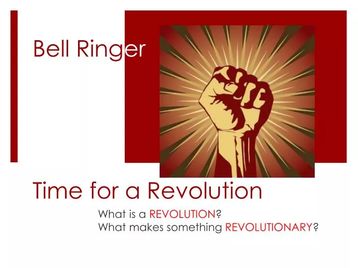 PPT - Time for a Revolution PowerPoint Presentation, free download - ID ...