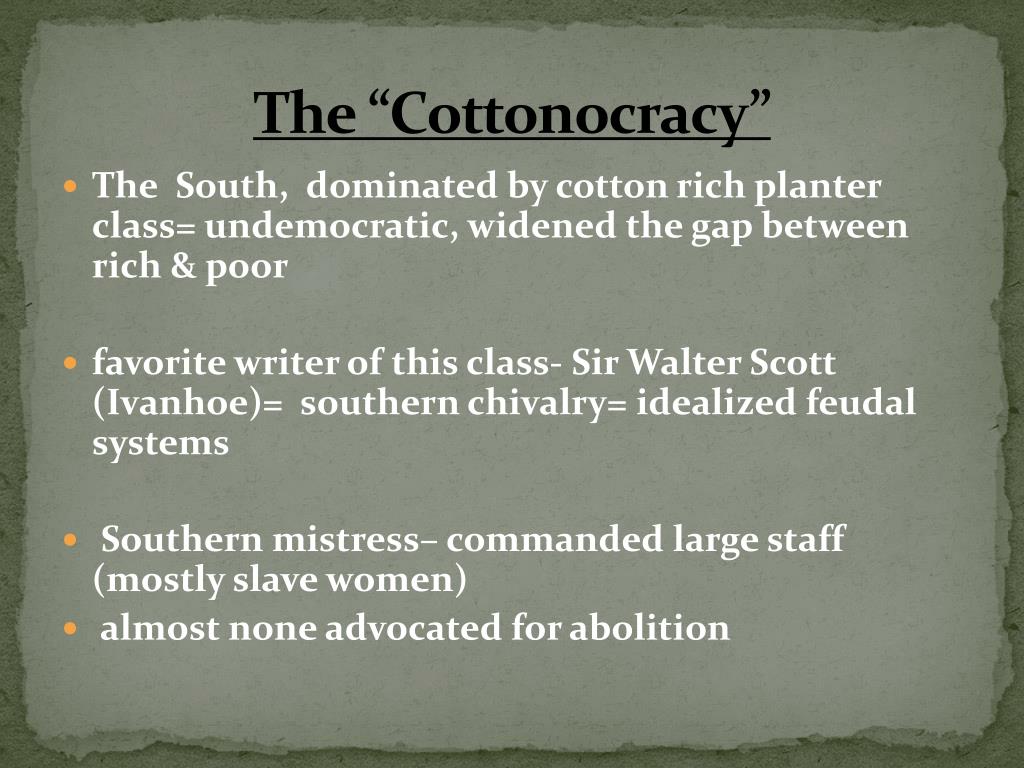 PPT - The South and the Slavery Controversy PowerPoint Presentation ...