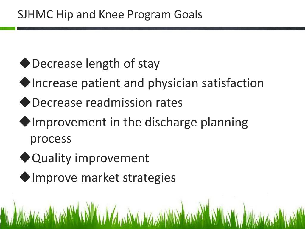 PPT - Orthopedic Service Line: Hip and Knee Surgery STRATEGIC PLANNING ...
