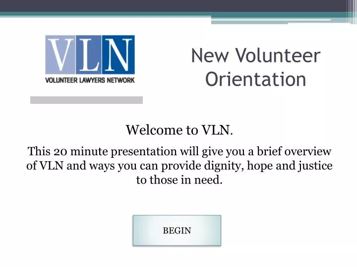 PPT - New Volunteer Orientation PowerPoint Presentation, free download - ID:2151050