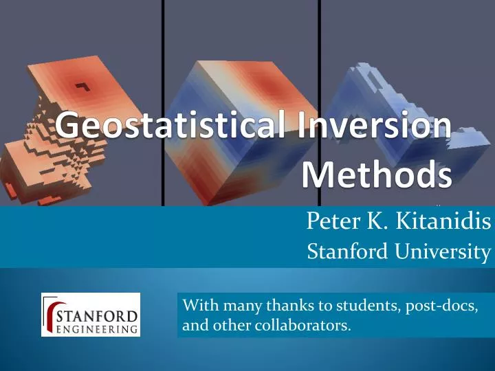 PPT - Geostatistical Inversion Methods PowerPoint Presentation, free ...